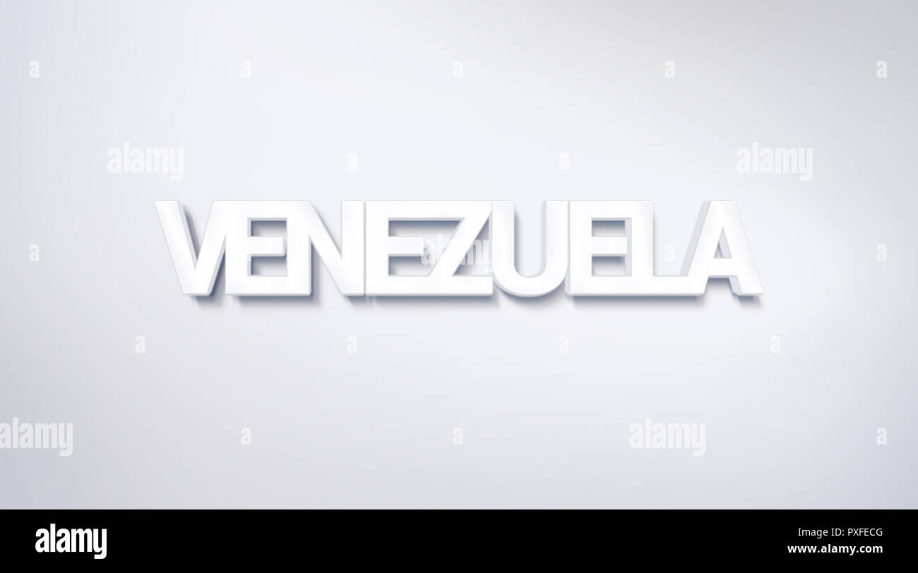 Venezuela, text design. calligraphy. Typography poster. Usable as ...