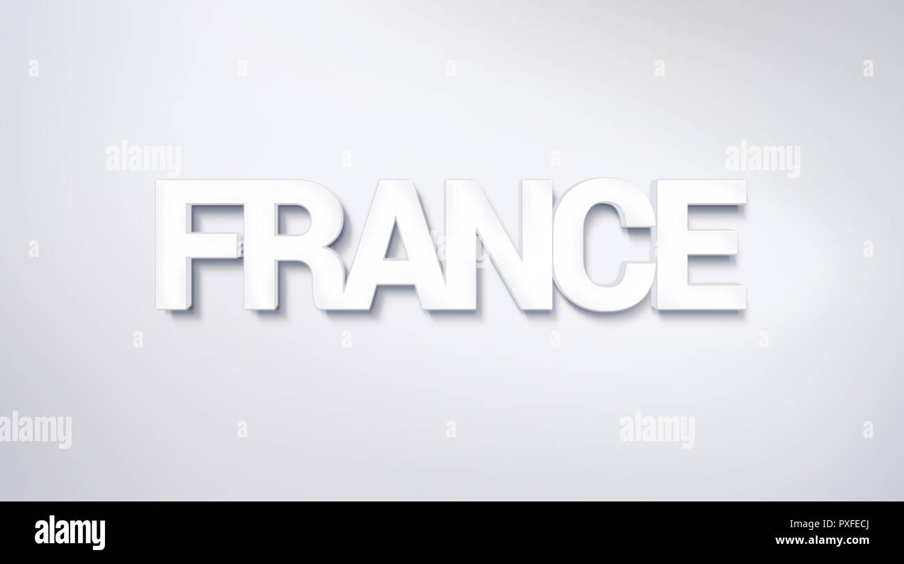 France, text design. calligraphy. Typography poster. Usable as ...