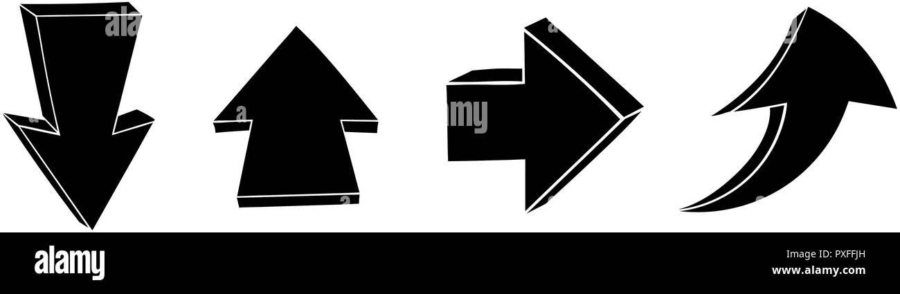 Arrow doodles hi-res stock photography and images - Alamy