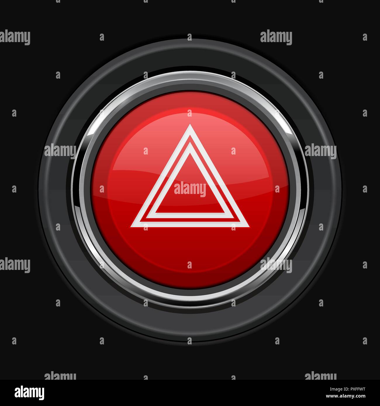 Car hazard warning lights Stock Vector Images - Alamy