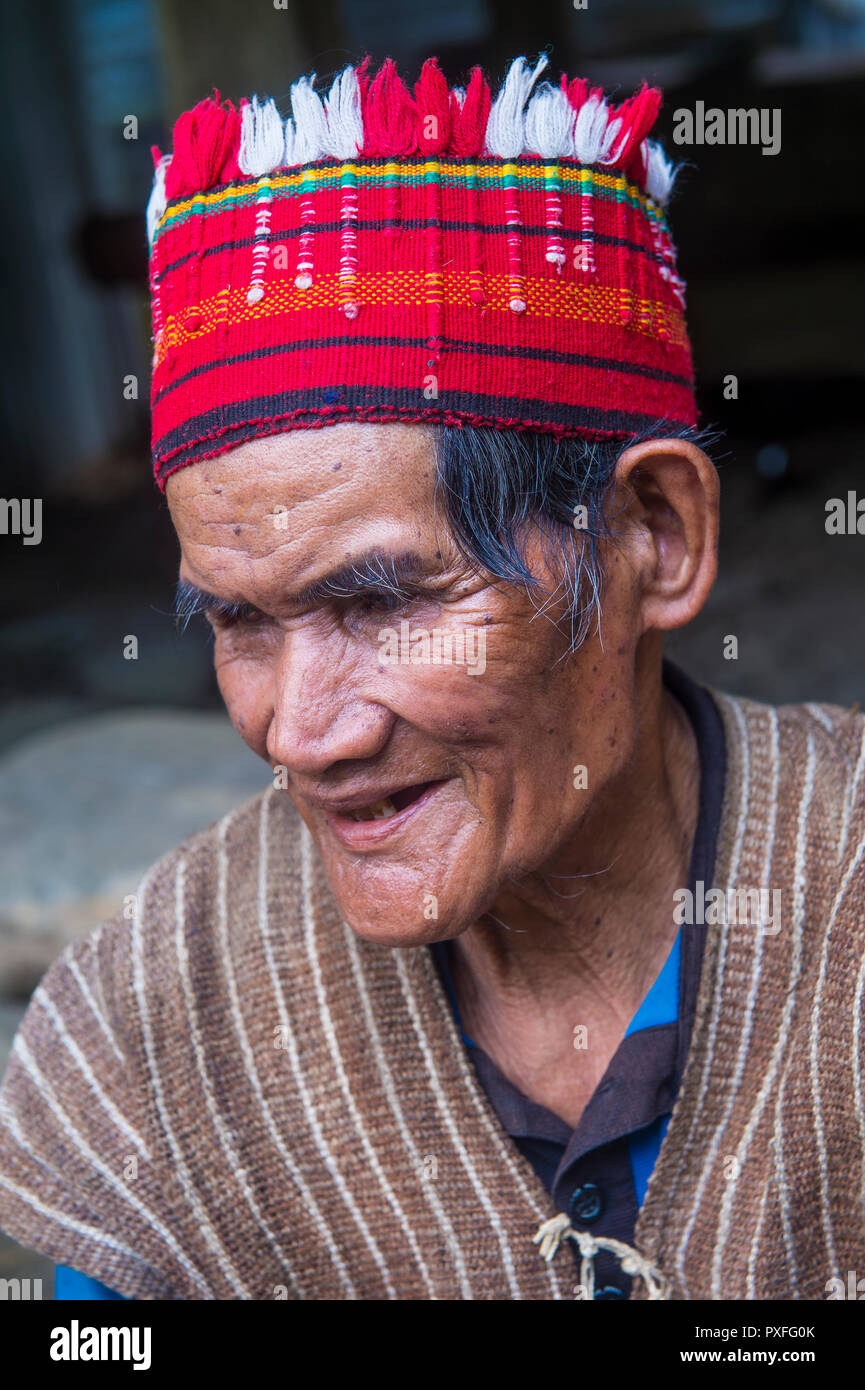 Portrait of a man from Ifugao Minority in Banaue the Philippines Stock ...