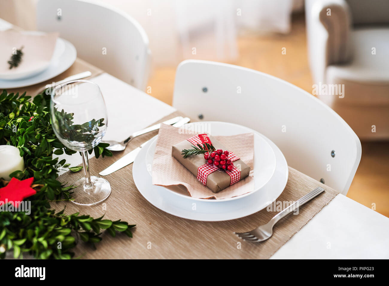 Family table and interior set up hi-res stock photography and images ...