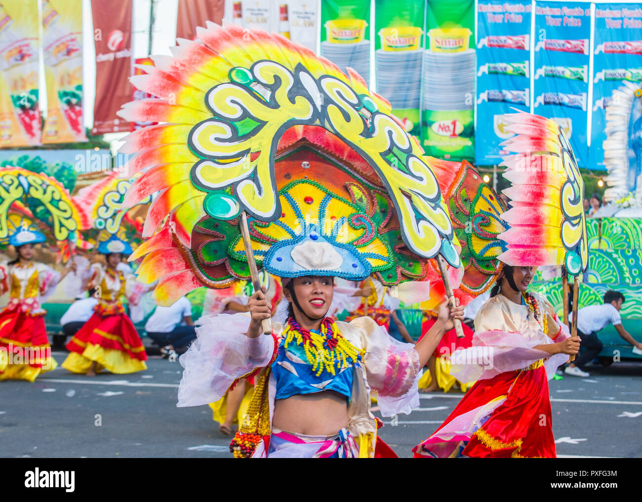 Participants in the Aliwan fiesta in Manila Philippines Stock Photo - Alamy