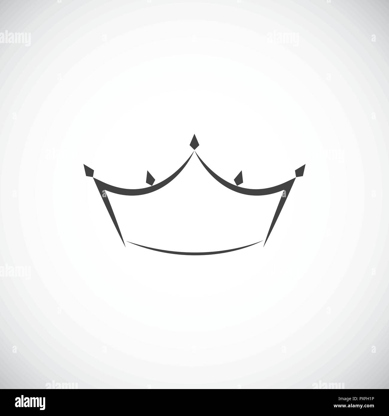 Princess Crown Icon. Vector Illustration Stock Vector Image & Art - Alamy