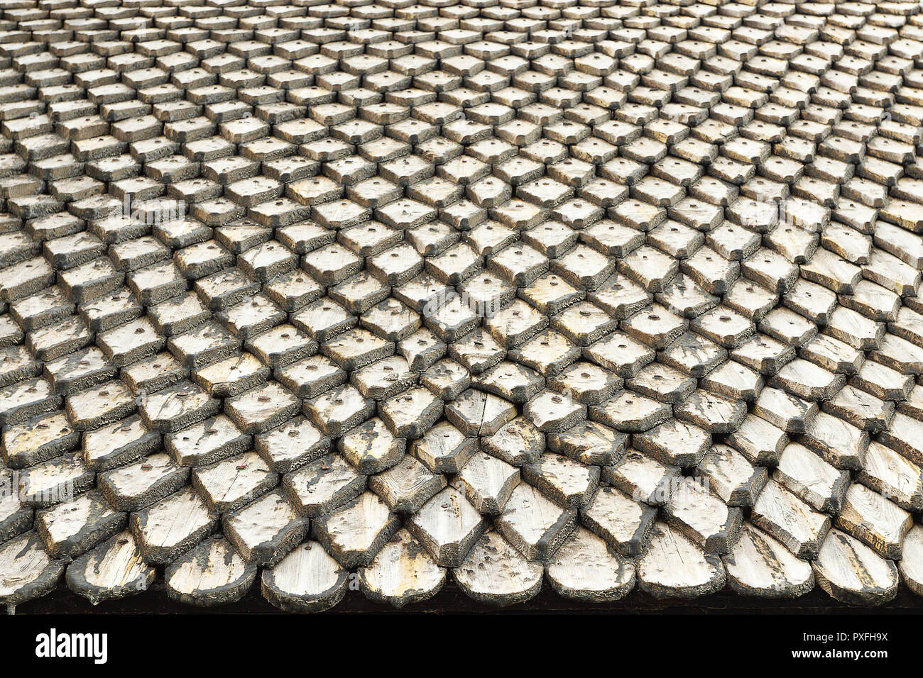 Wooden shingles on church hi-res stock photography and images - Alamy