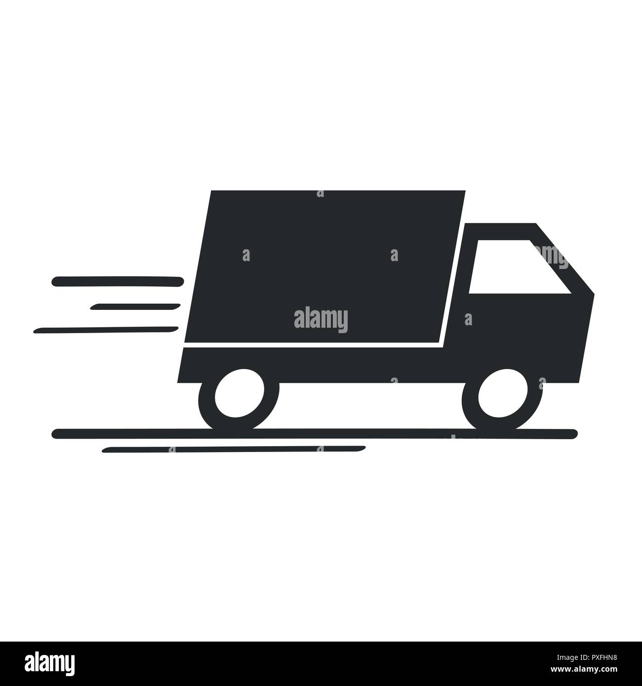 fast delivery van icon vector illustration EPS10 Stock Vector Image ...