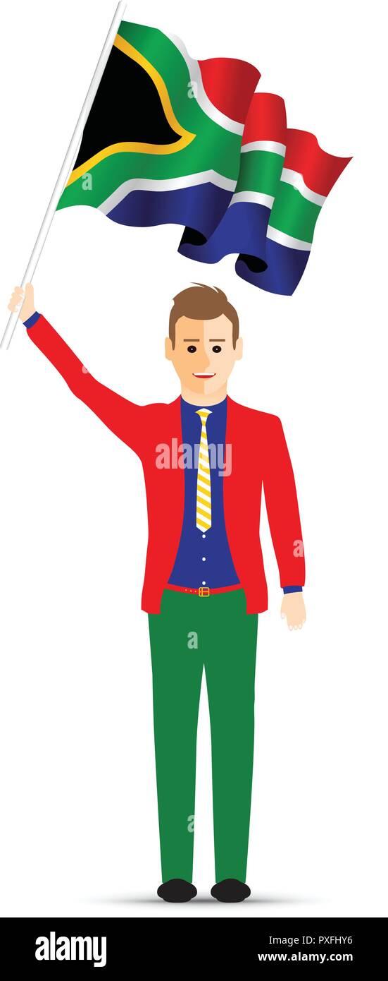 African flag vector Stock Vector Images - Alamy