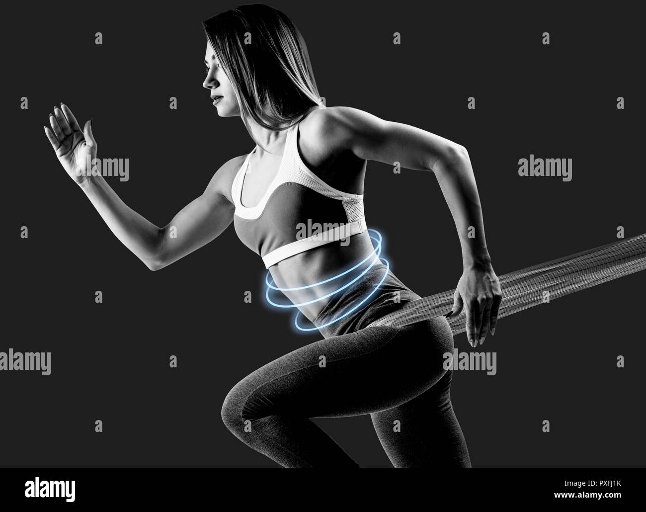 Black woman runner hi-res stock photography and images - Alamy