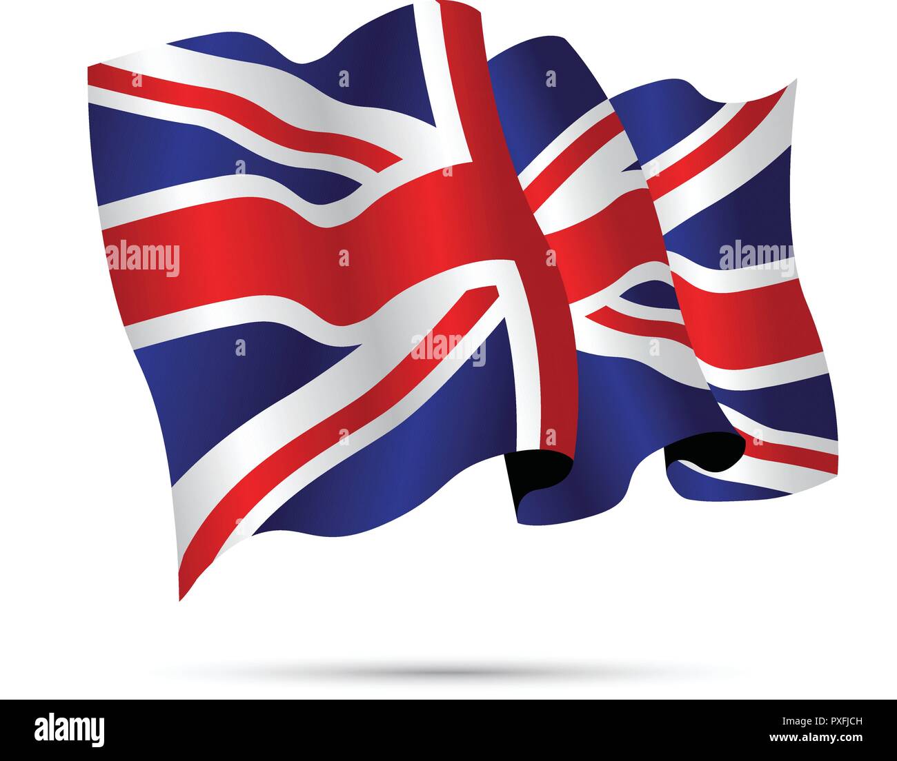 Waving British Flag