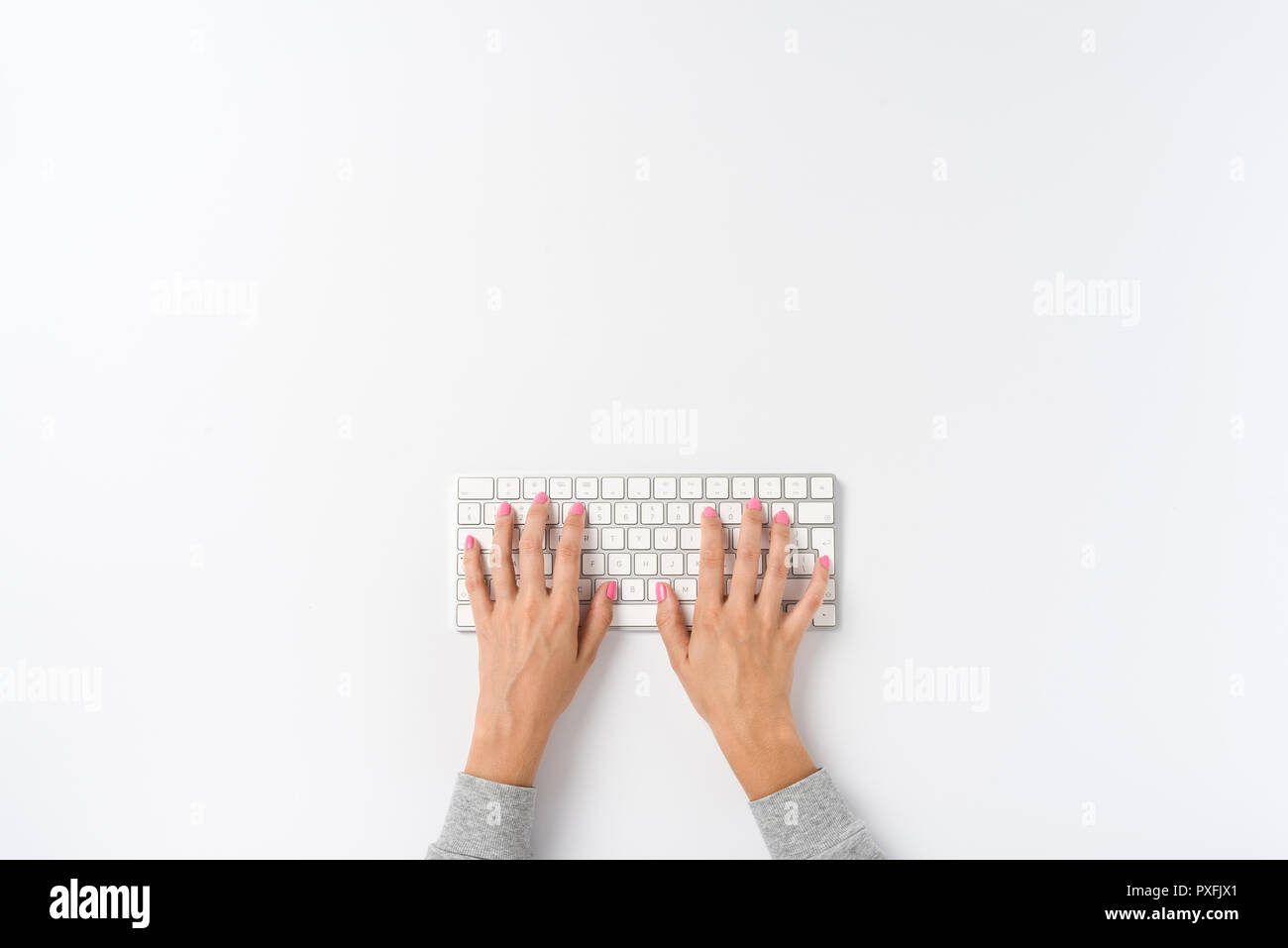 Using keyboard top view hi-res stock photography and images - Alamy