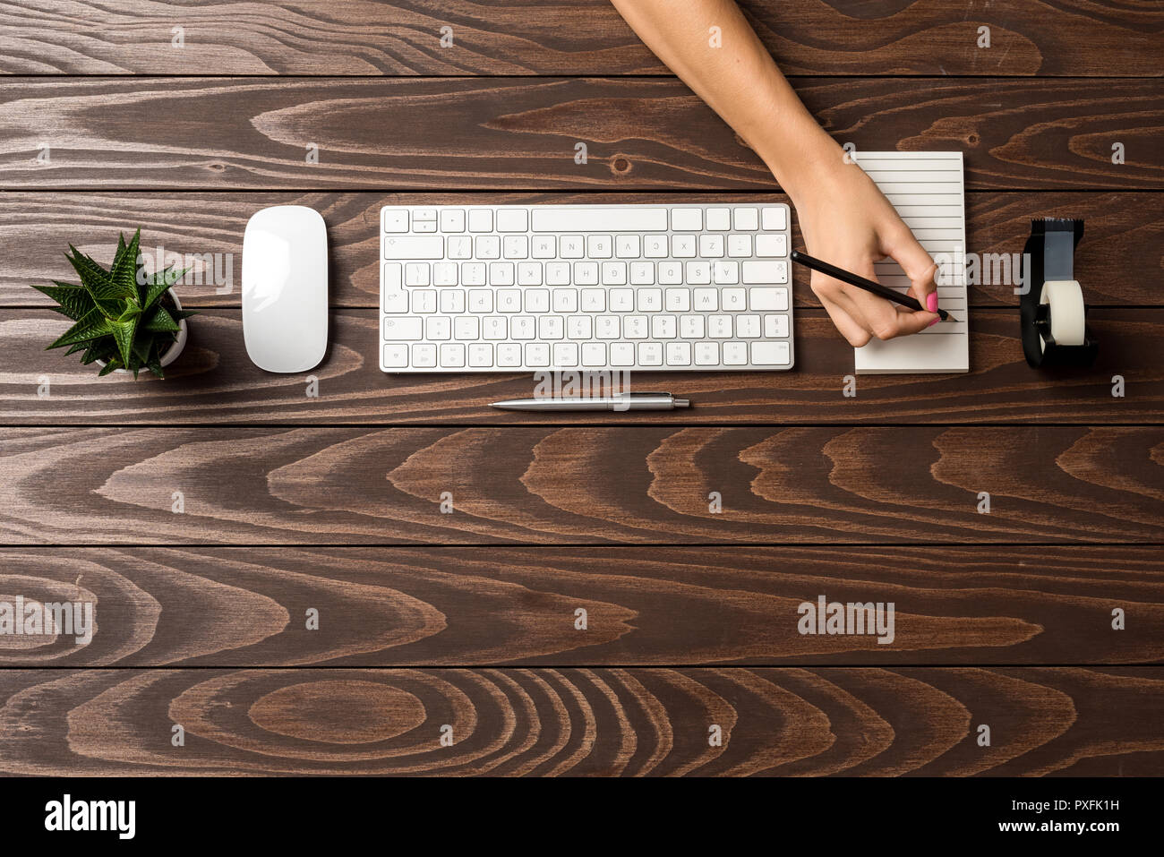 Overhead shot modern office hi-res stock photography and images - Alamy
