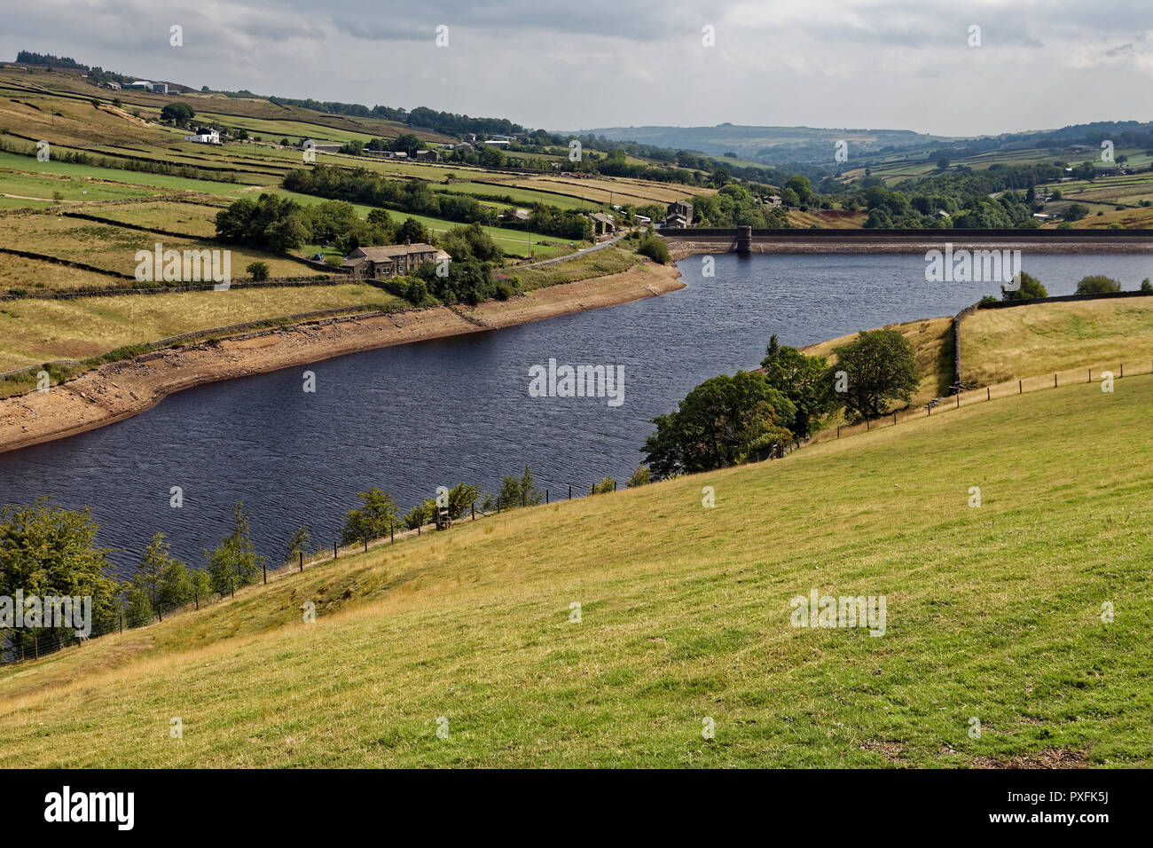 Ponden Reservoir, Haworth, Keighley, West Yorkshire Stock Photo - Alamy