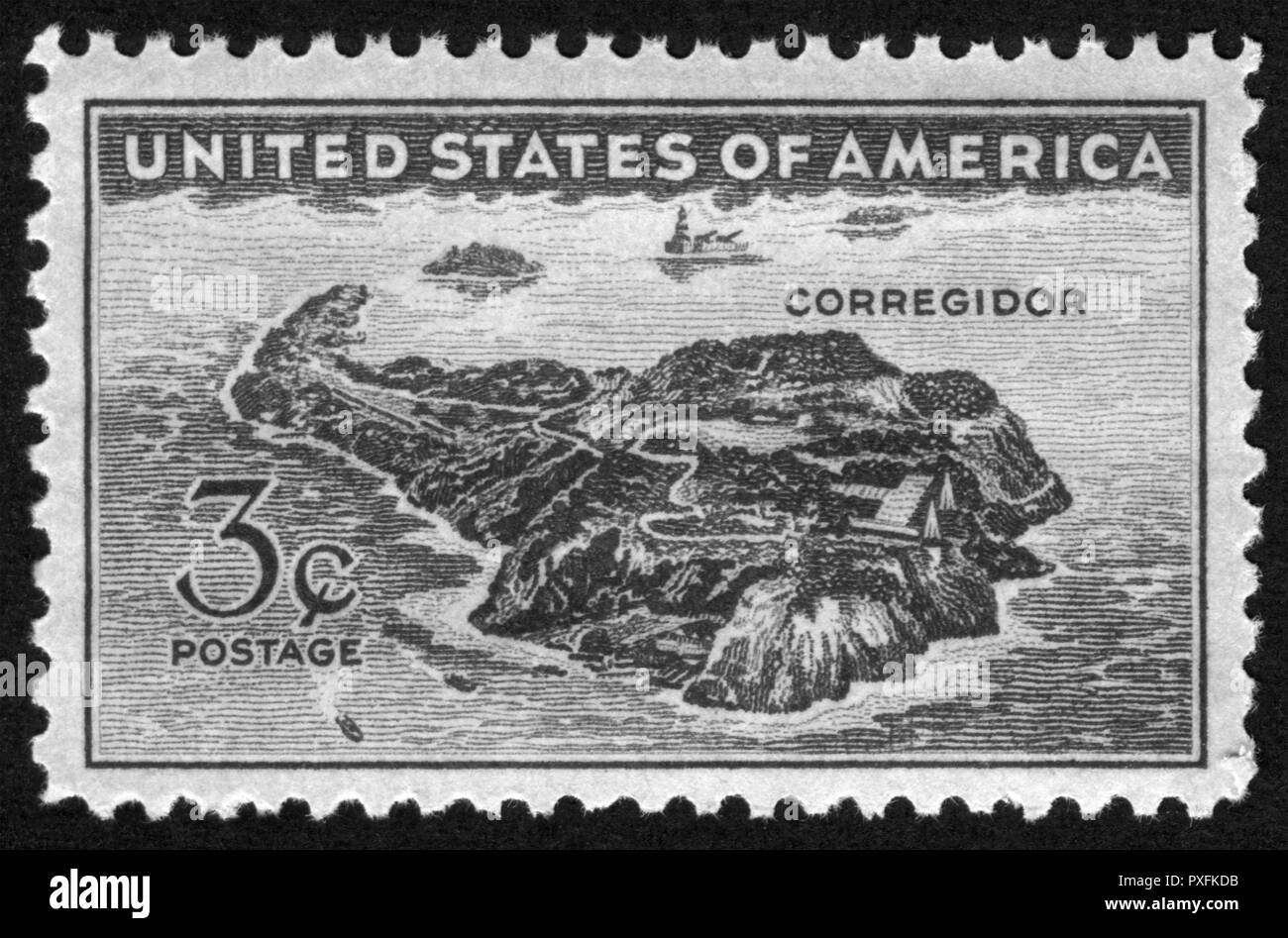 Vintage us stamp Black and White Stock Photos & Images - Alamy