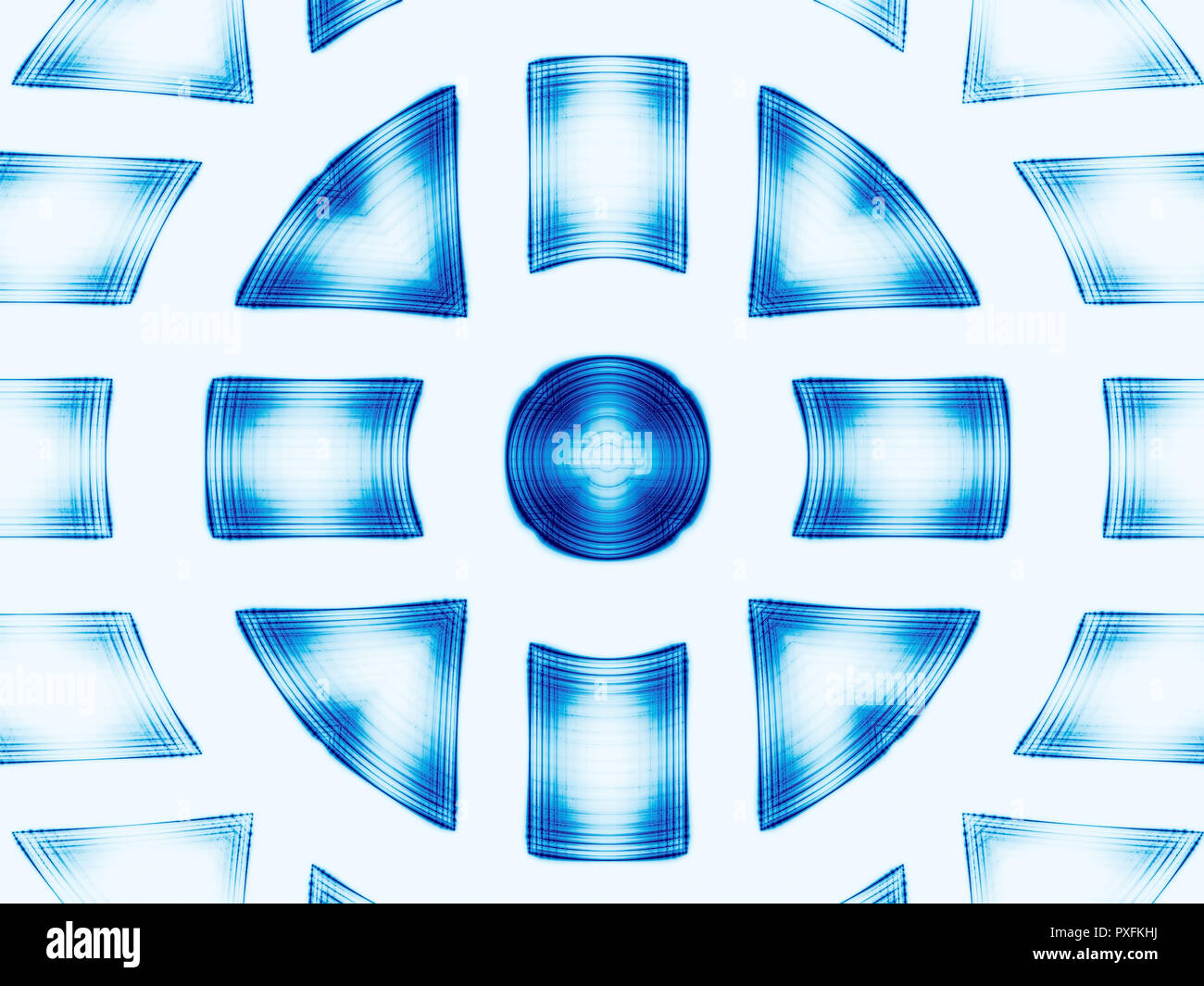 Abstract blue background circle hi-res stock photography and images - Alamy