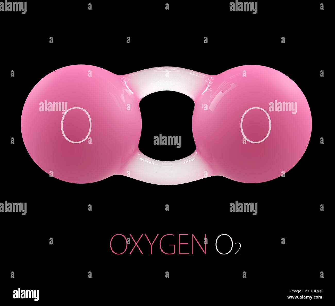 Oxygen molecule hi-res stock photography and images - Alamy