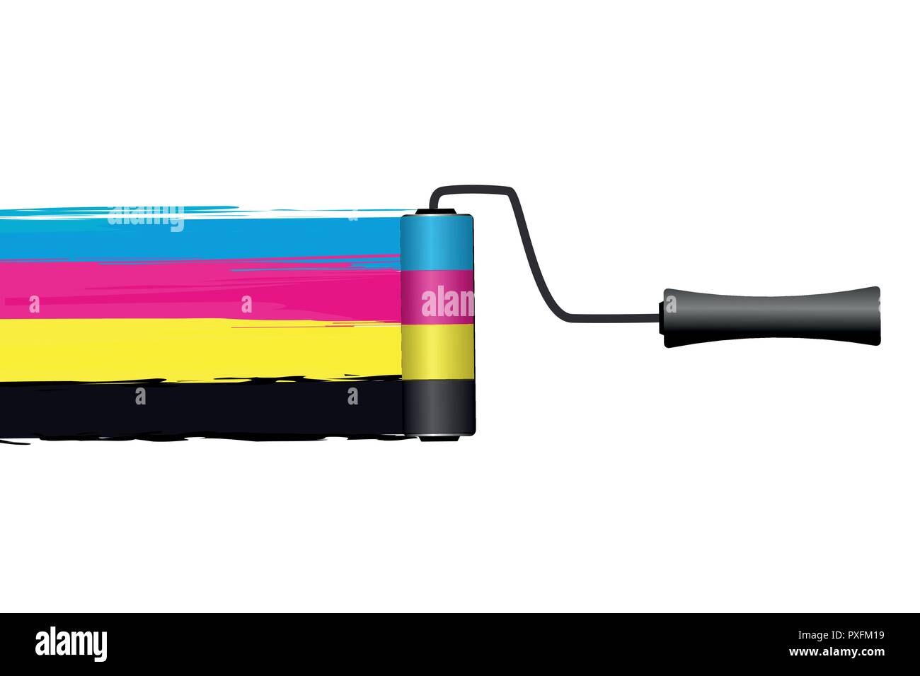 Cmyk color palette color cmyk Stock Vector Images - Alamy