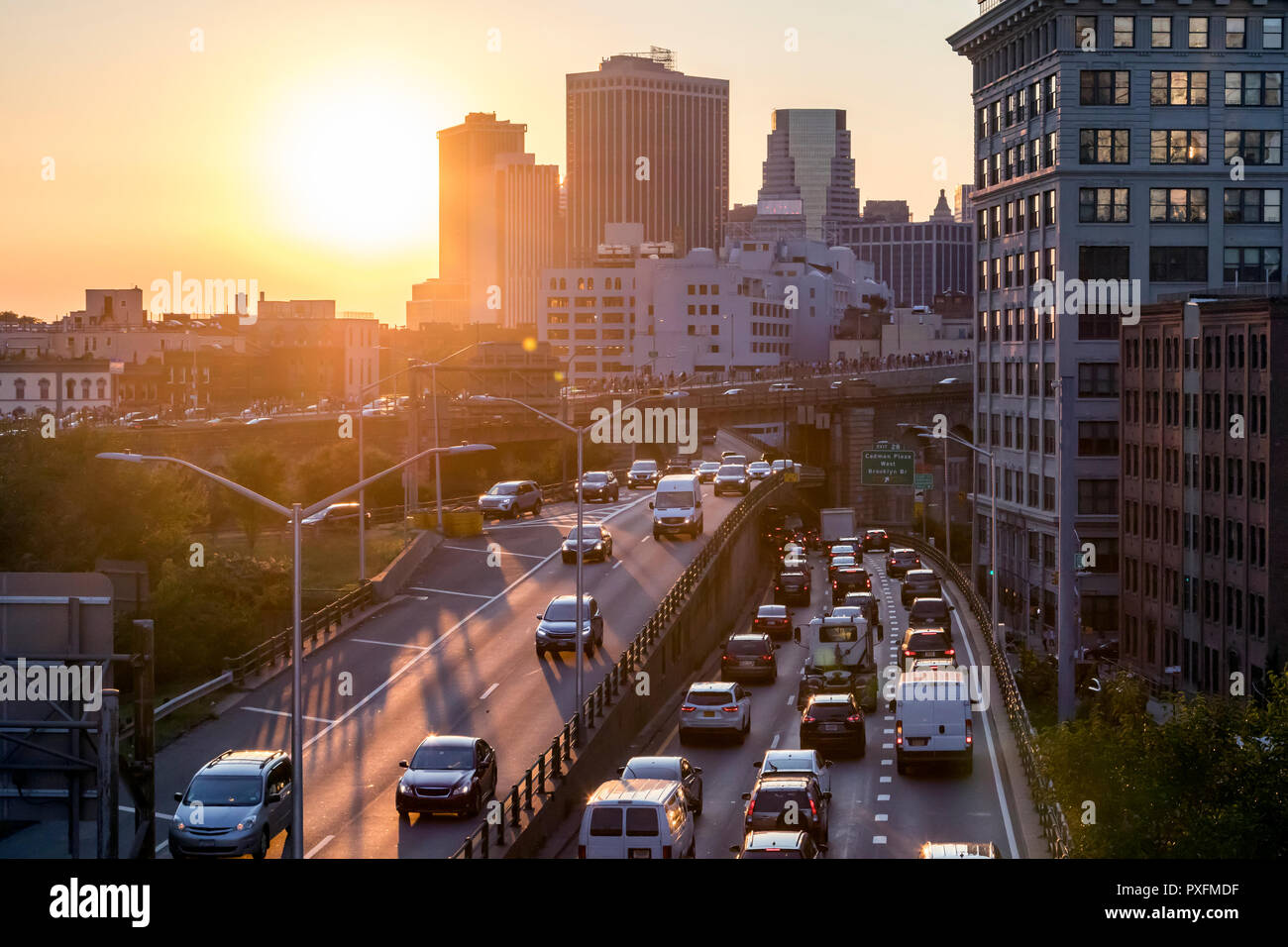 Brooklyn queens expressway hi-res stock photography and images - Alamy