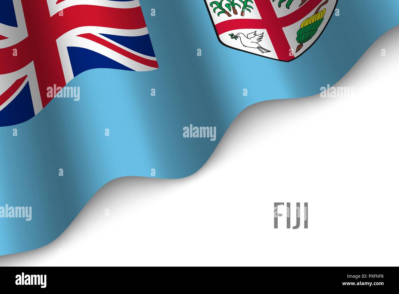 National flying fiji Stock Vector Images - Alamy