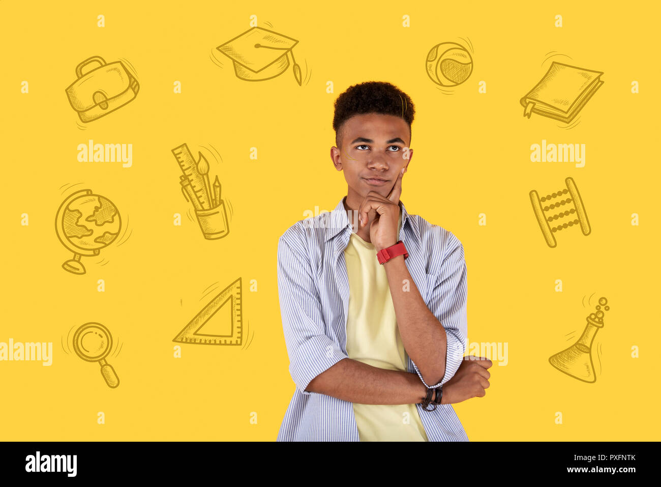 Exhausted student hi-res stock photography and images - Alamy