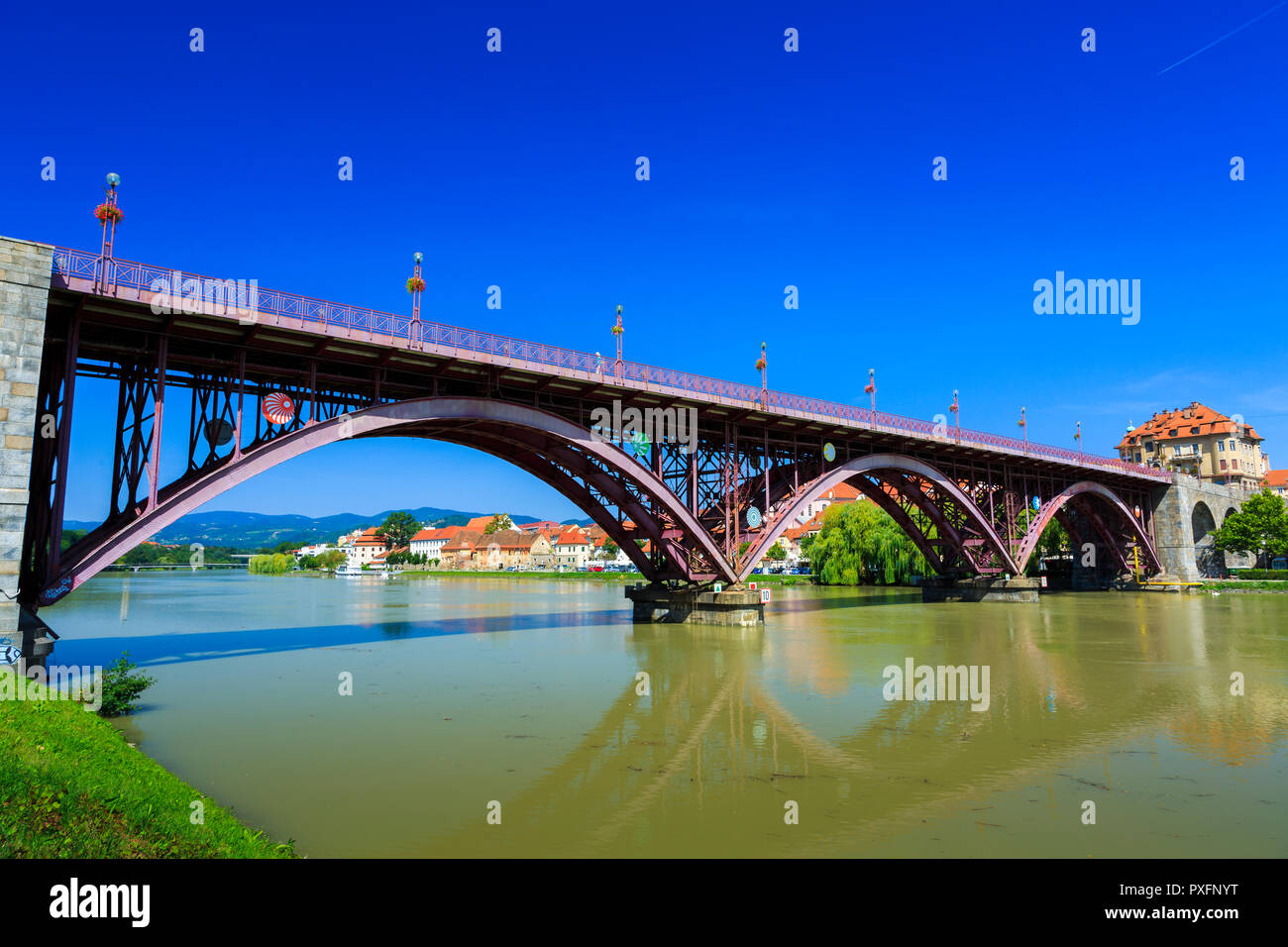 Old bridge and Old Town Stock Photo - Alamy