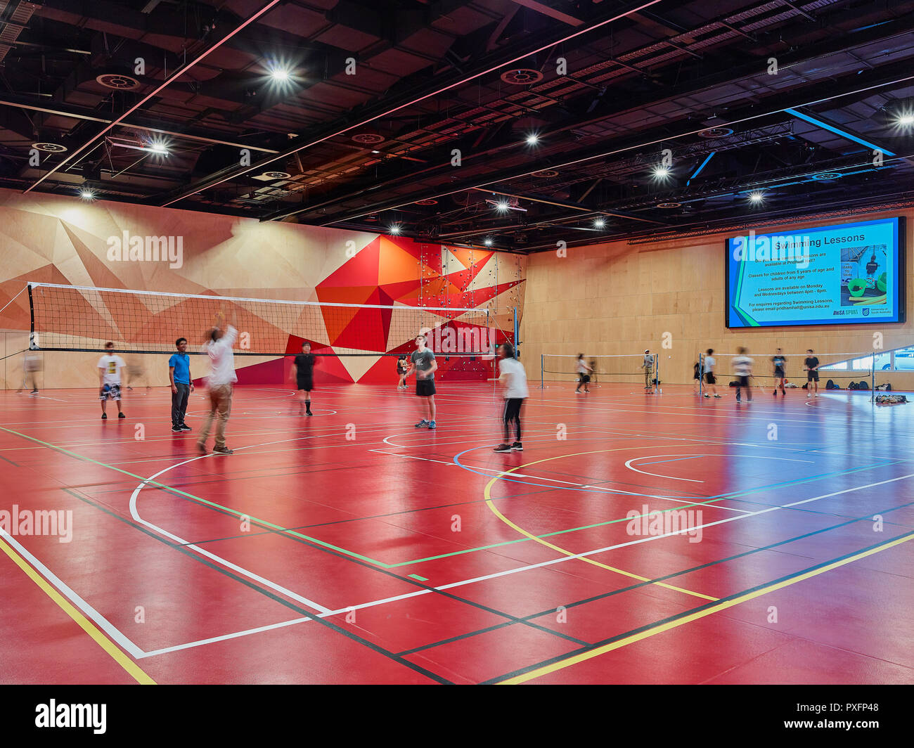 Main hall in sports court mode. Pridham Hall, Adelaide, Australia ...