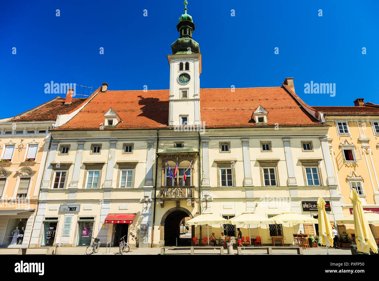 Town Hall facades Stock Photo - Alamy