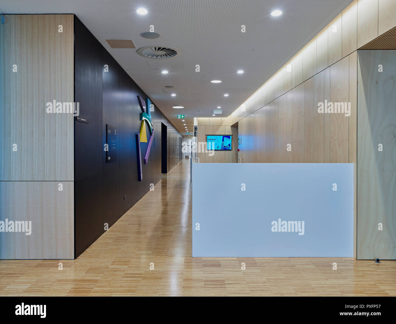 Second floor circulation space. Pridham Hall, Adelaide, Australia ...