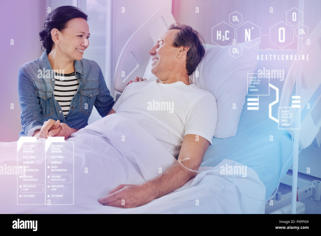 Man Visiting Wife In Hospital Stock Photos & Man Visiting Wife In ...