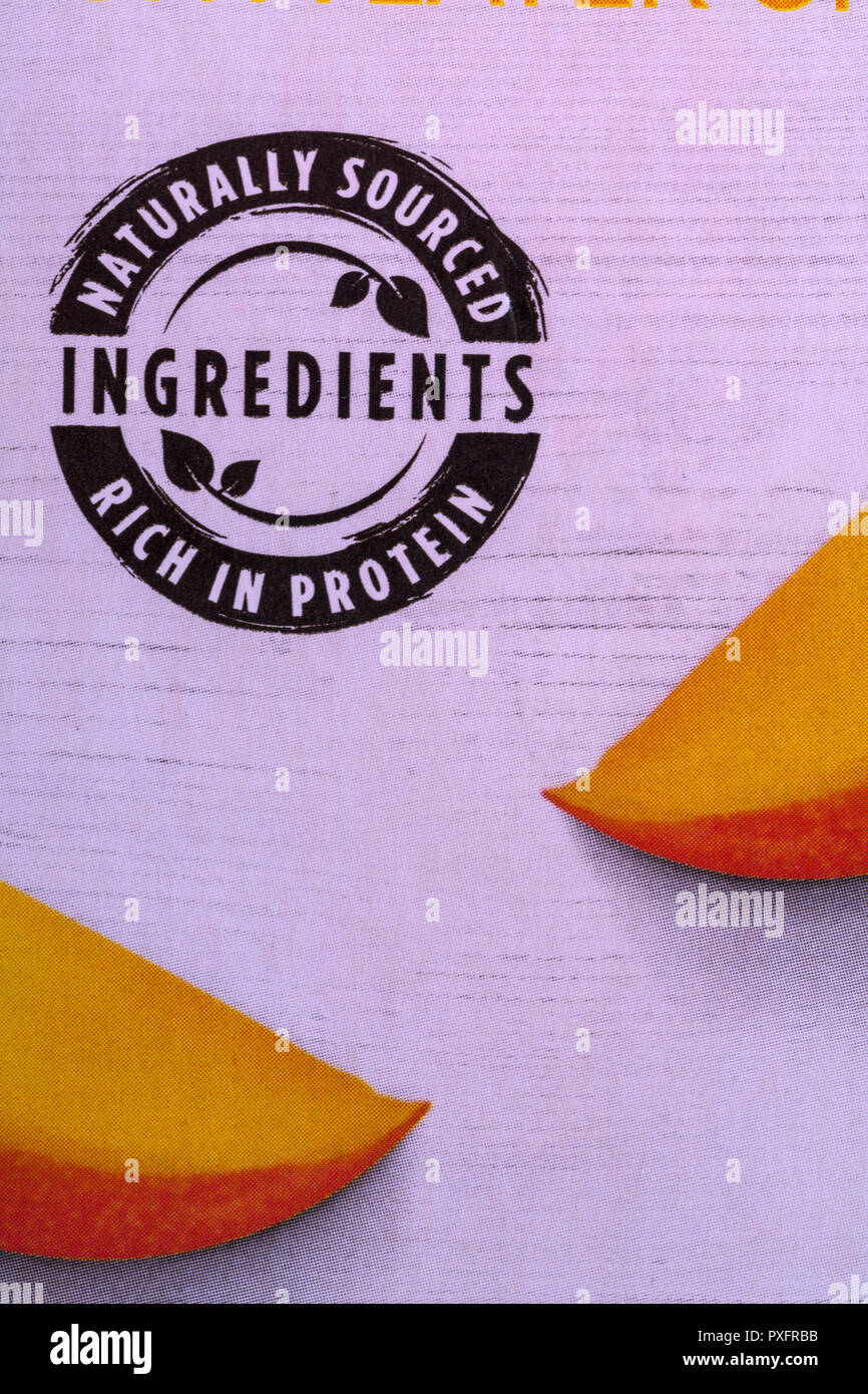 Naturally sourced ingredients rich in protein hi-res stock photography ...