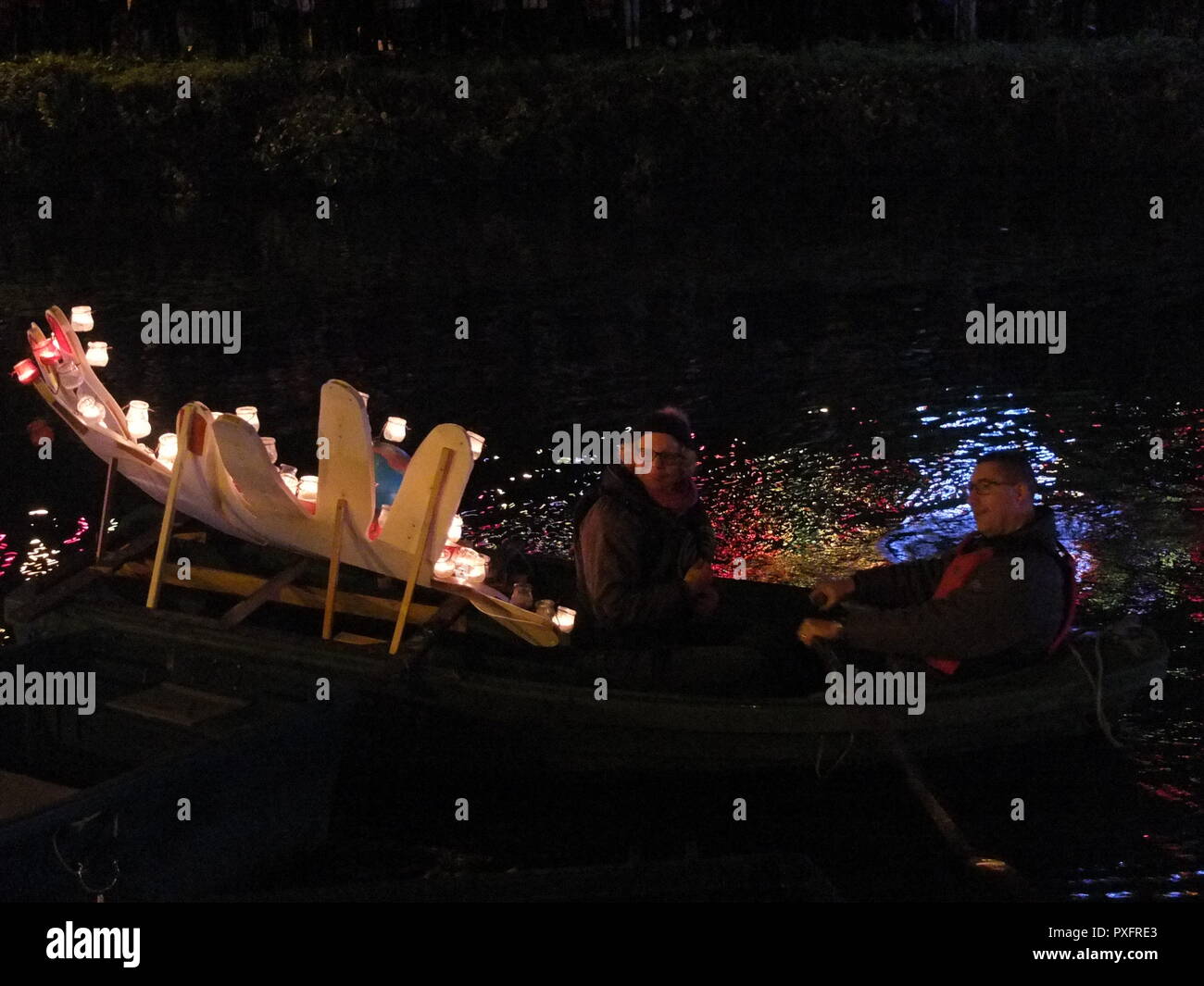 Matlock Bath Illuminations ('Venetian Nights') annual carnival held on ...