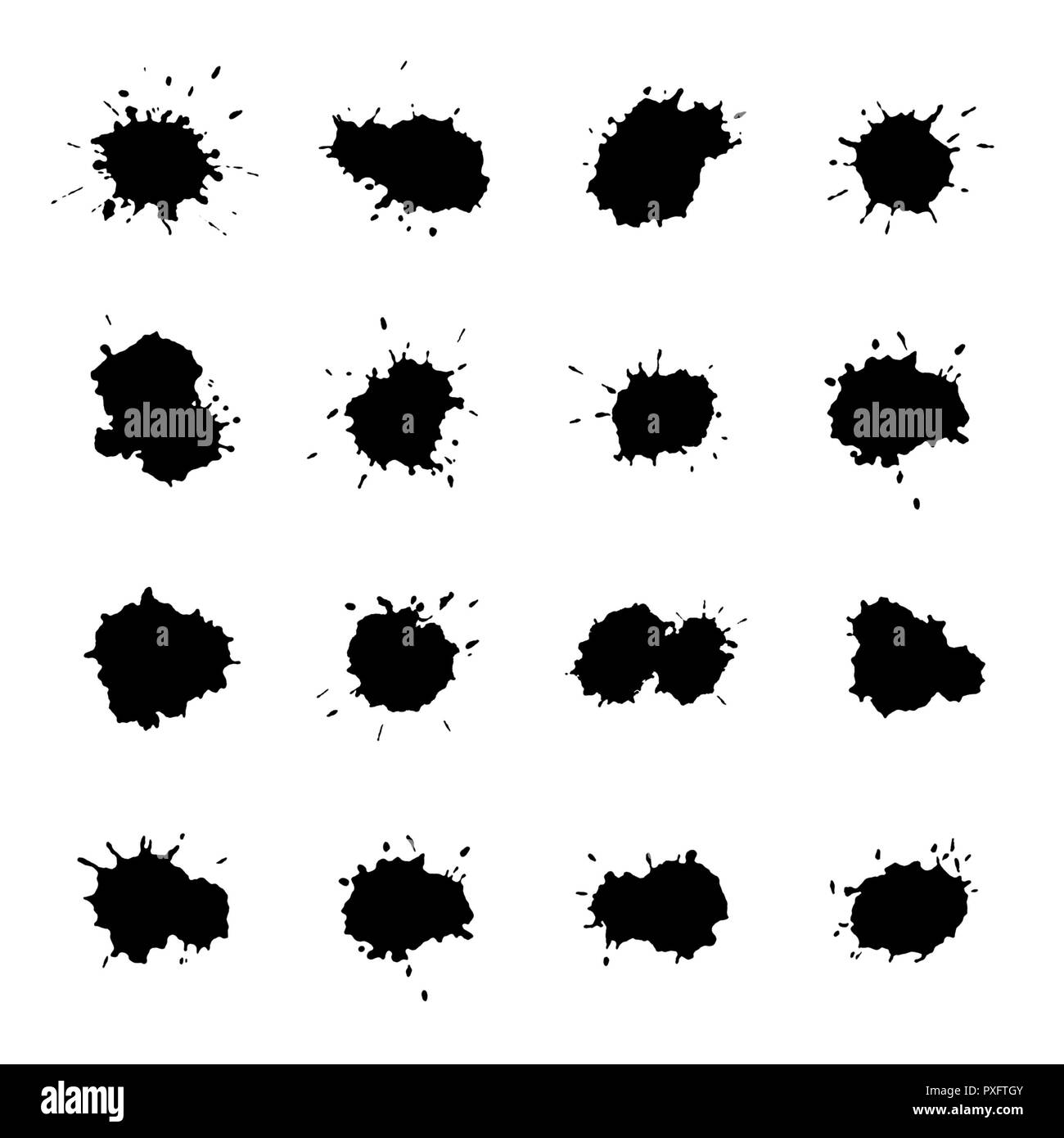 Splat drawing Cut Out Stock Images & Pictures - Alamy