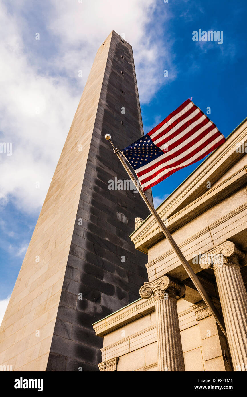 Bunker Hill Monument Boston, Massachusetts, USA Stock Photo - Alamy