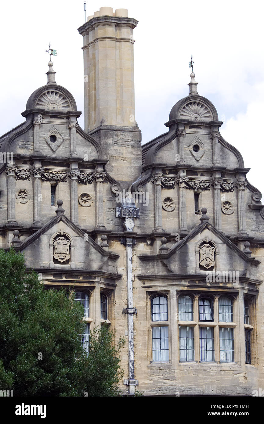 beautiful ancient University city building Stock Photo - Alamy
