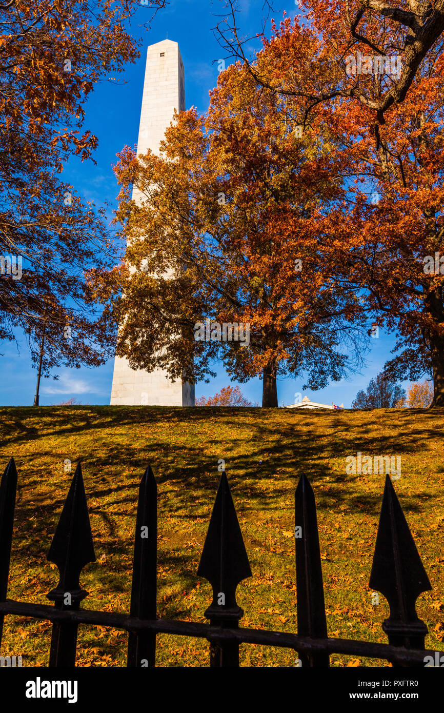 Bunker Hill Monument Boston, Massachusetts, USA Stock Photo - Alamy