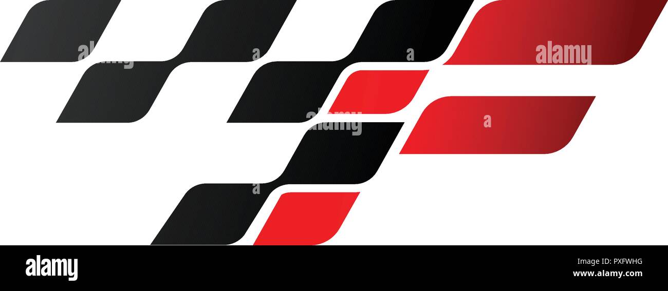 Letter F with racing flag logo Stock Vector Image & Art - Alamy