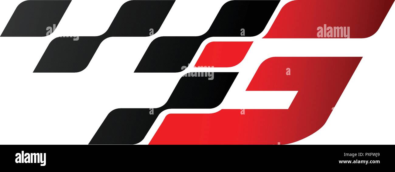 Letter G with racing flag logo Stock Vector Image & Art - Alamy