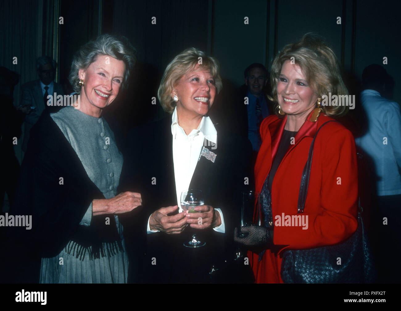 BEVERLY HILLS, CA - NOVEMBER 11: (L-R) Actress Dina Merrill, singer ...