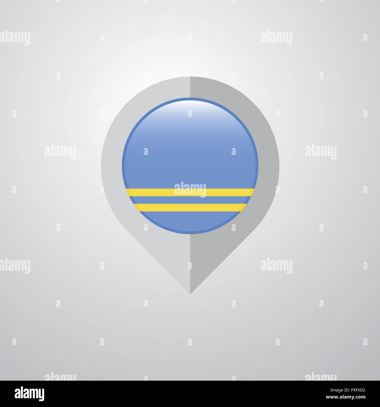 Map Navigation pointer with Aruba flag design vector Stock Vector Image & Art - Alamy