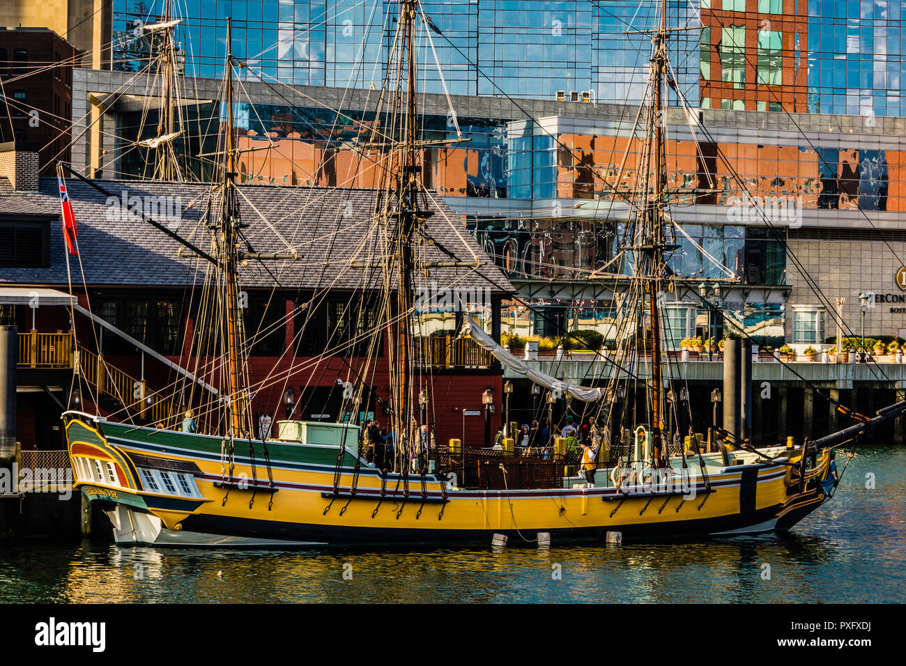 Boston tea party ships hi-res stock photography and images - Alamy