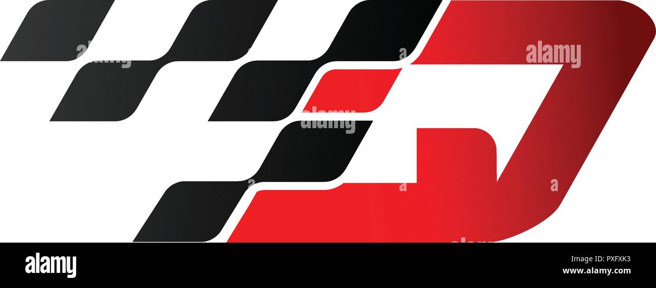 Letter Q with racing flag logo Stock Vector Image & Art - Alamy