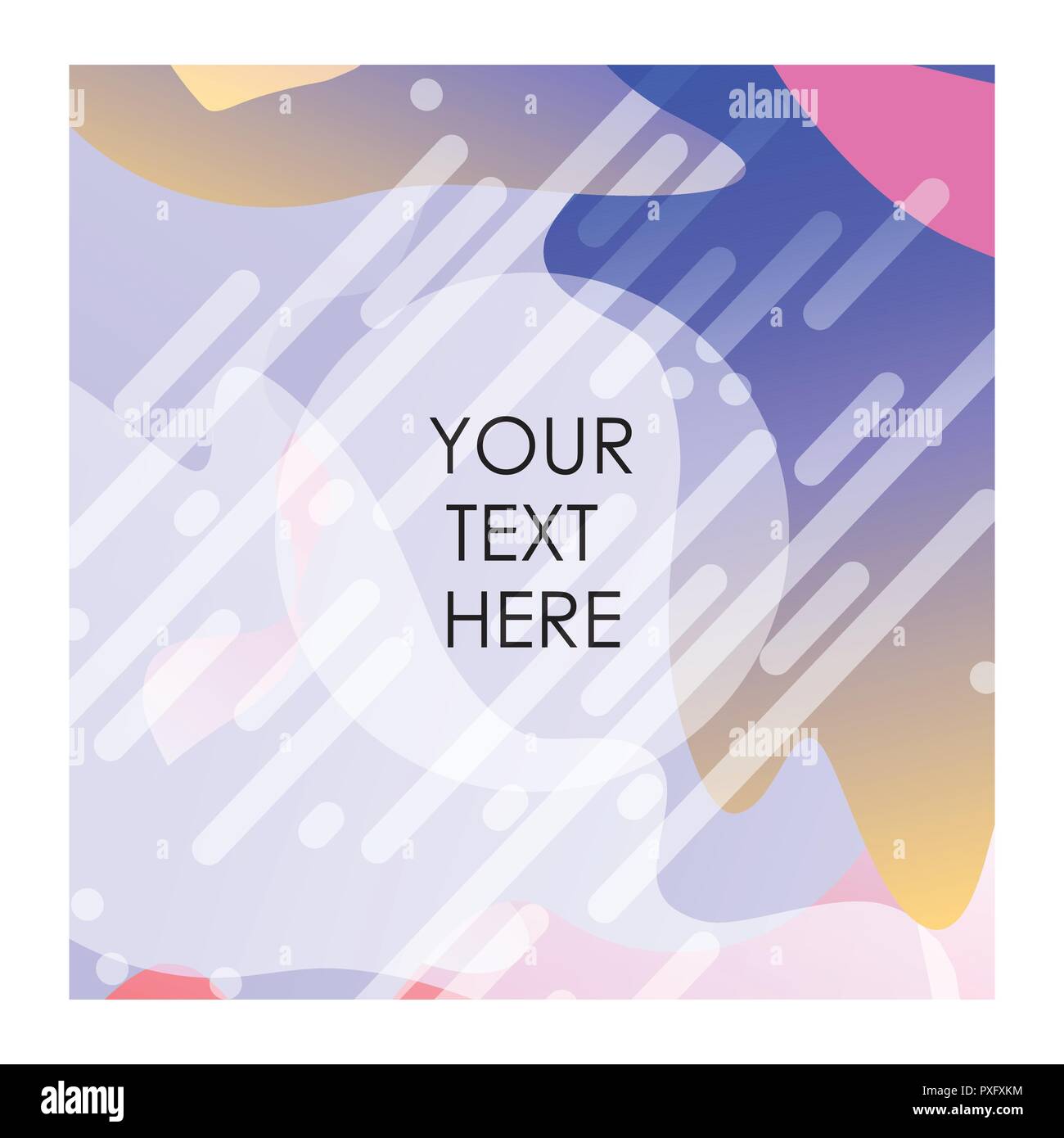 Colorful background with typography design vector Stock Vector Image ...