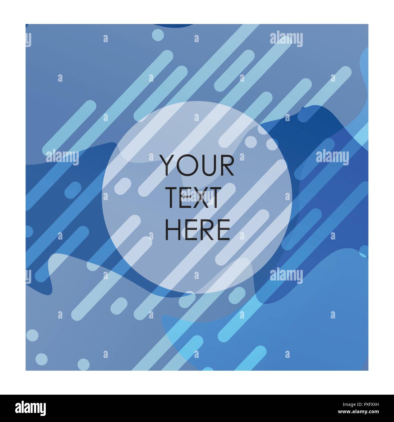 Blue and Offwhite colour background with typography vector Stock Vector ...