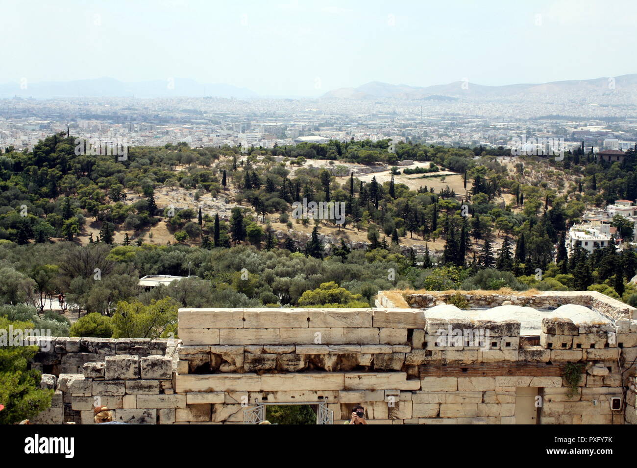 Part of the Akropolis Stock Photo - Alamy