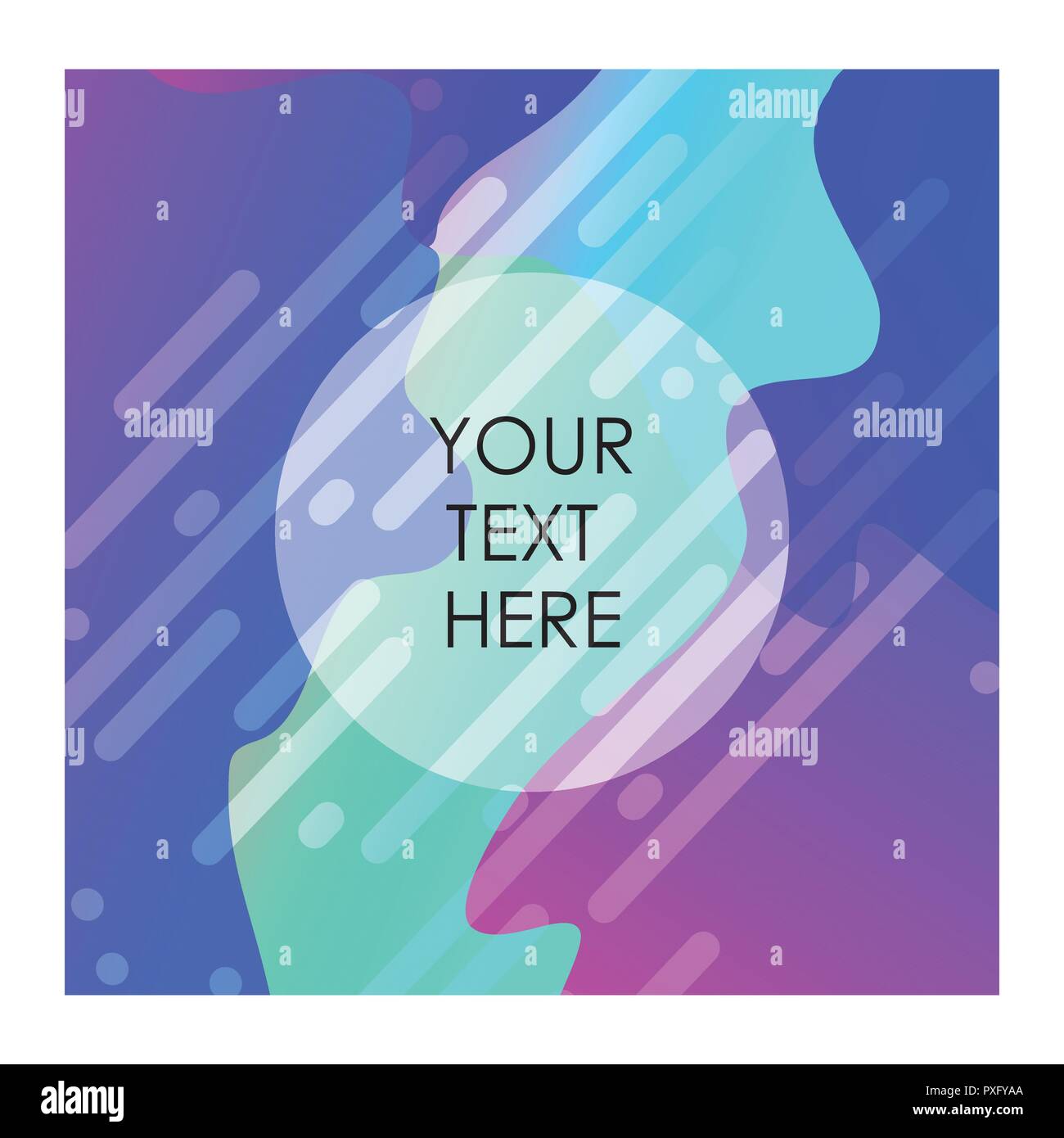 Colorful background with typography design vector Stock Vector Image ...