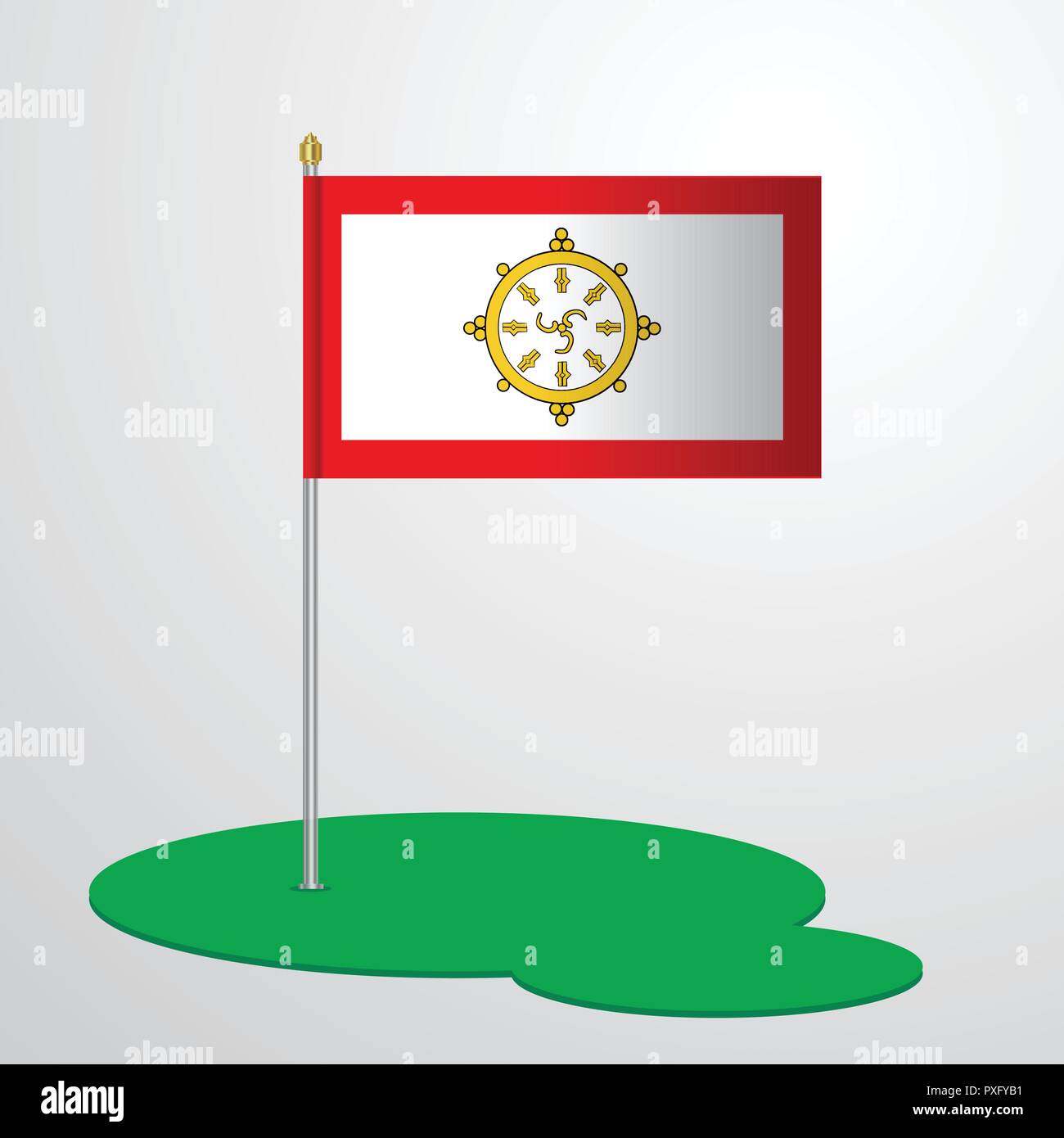 Sikkim flag hi-res stock photography and images - Alamy