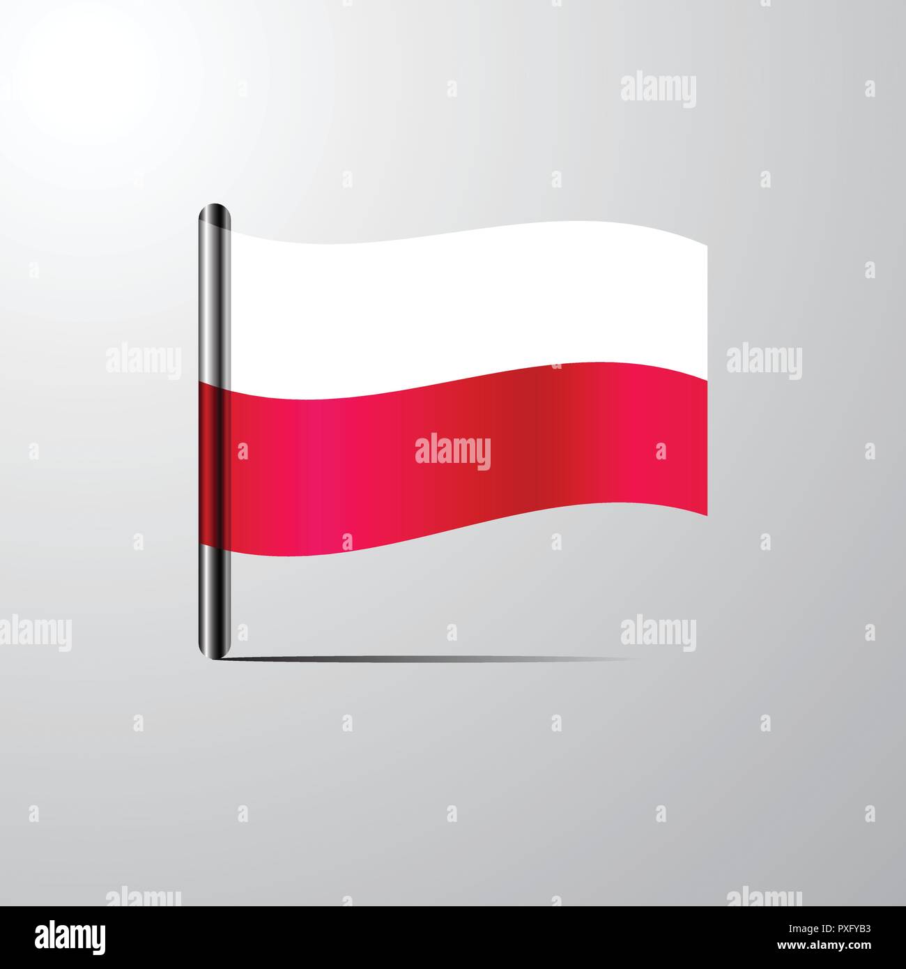 Vector flag pol hi-res stock photography and images - Alamy