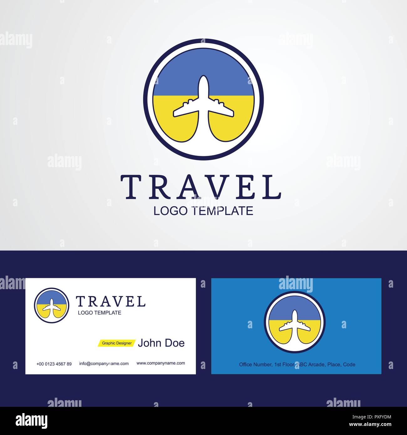 Ukr circle logo hi-res stock photography and images - Alamy