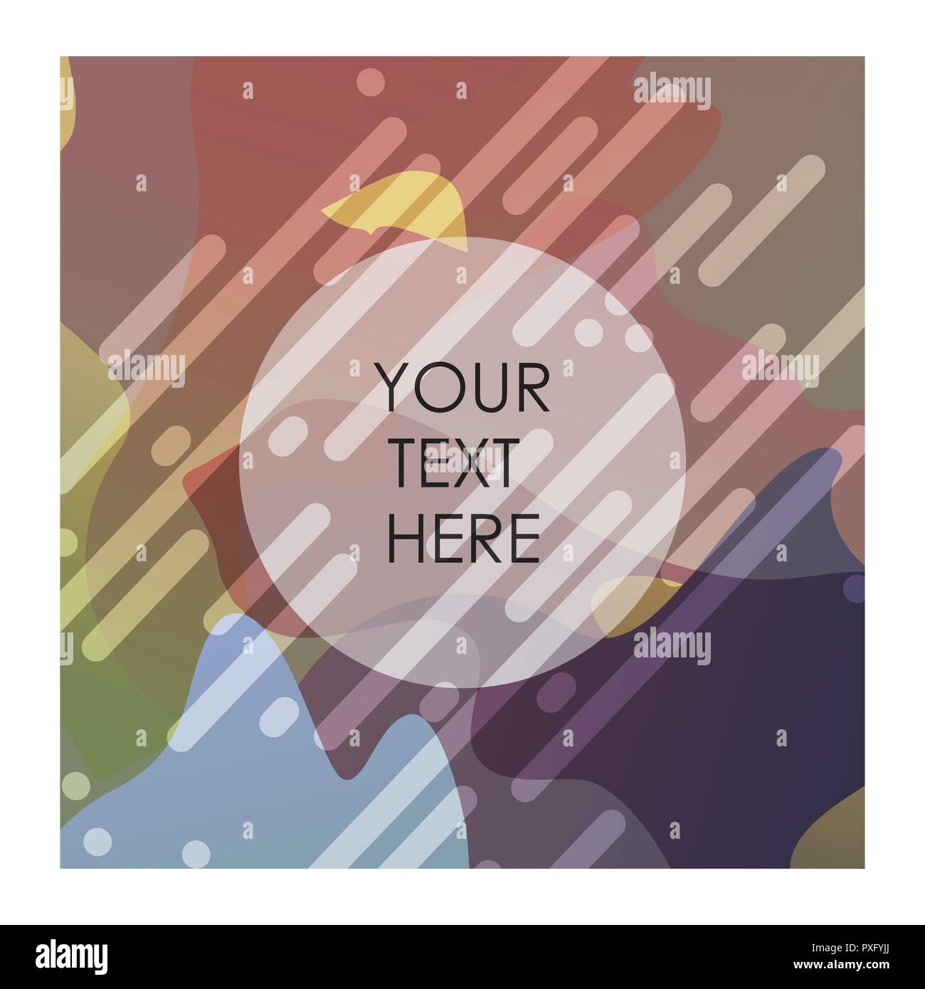 Multicolor background with typography vector Stock Vector Image & Art ...