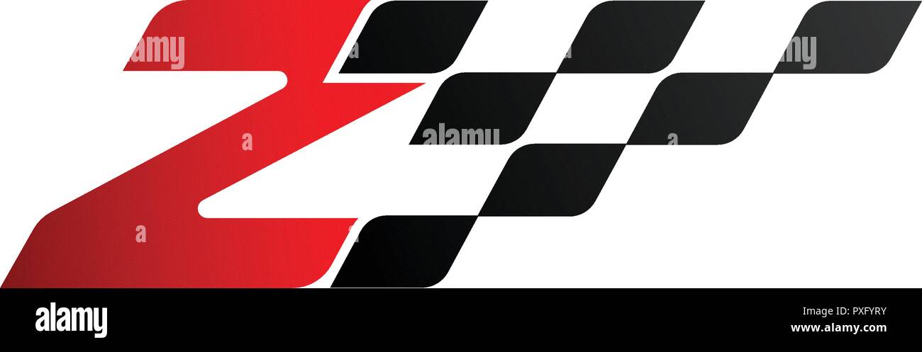 Letter Z with racing flag logo Stock Vector Image & Art - Alamy