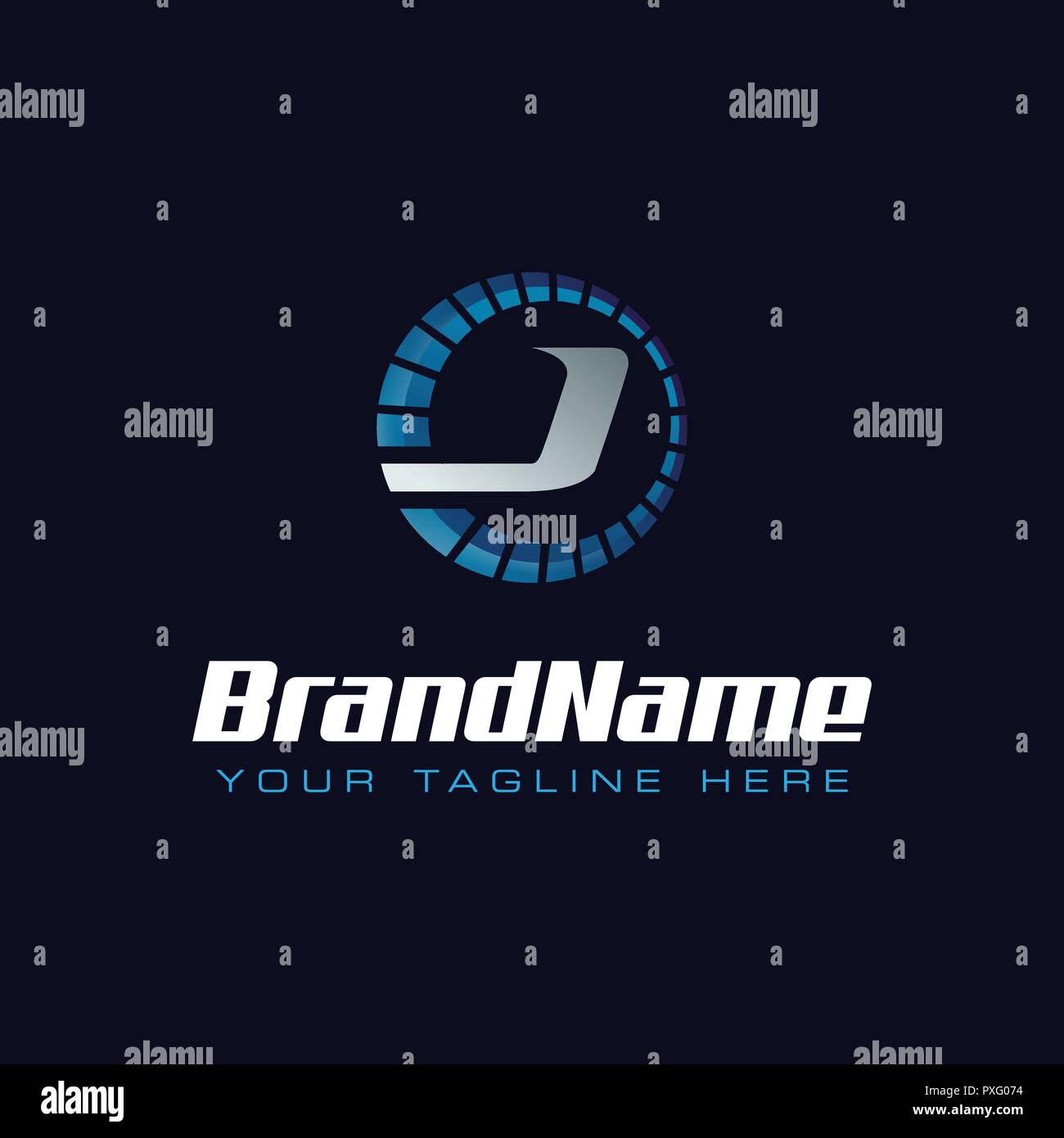 Letter J spedometer logo. Tachometer speed logo Stock Vector Image ...